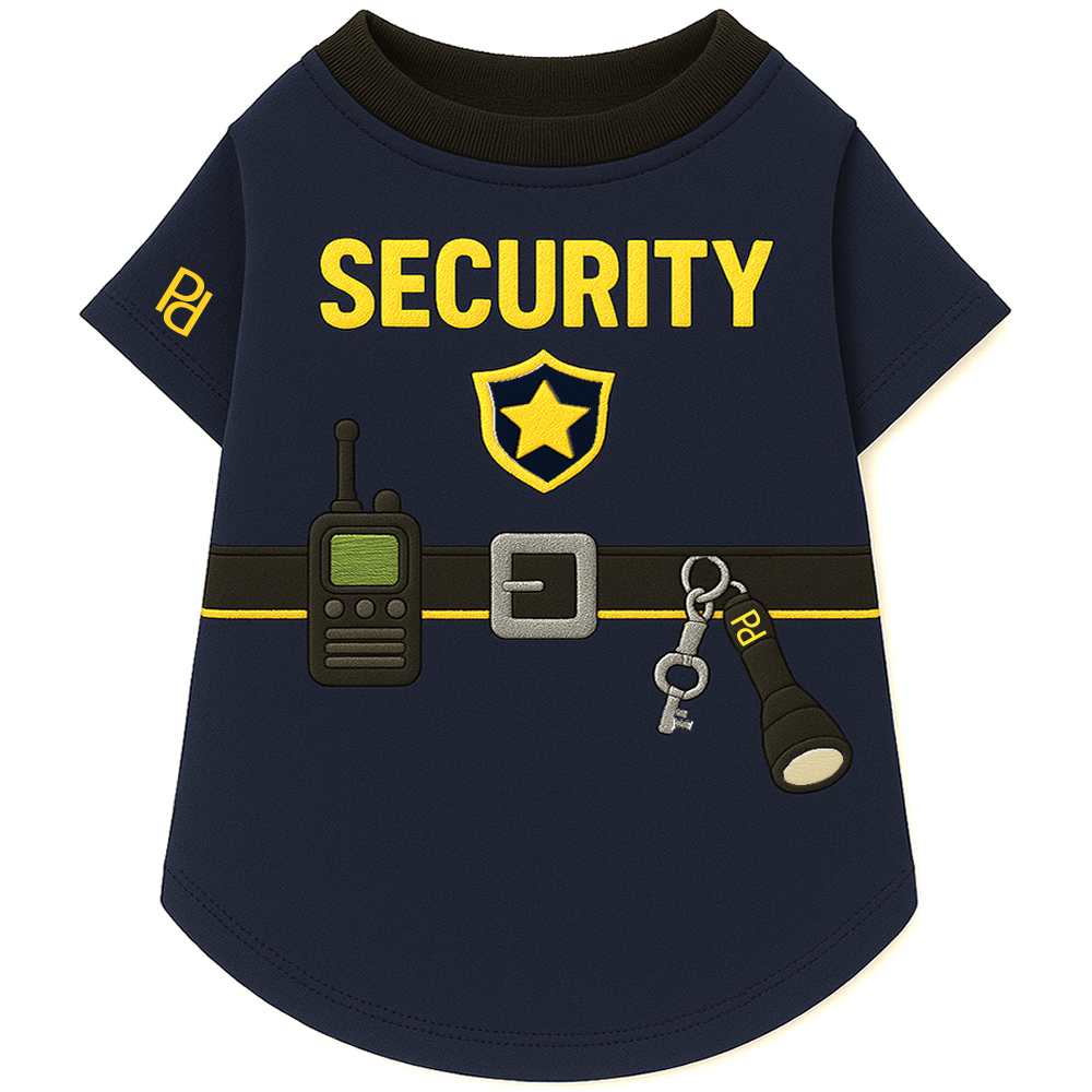 Security Woofficer Dog Shirt – Funny Pet Costume, Wholesale – Parisian ...